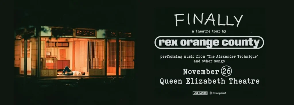 Rex Orange County Tickets | 26 November 2024 | Queen Elizabeth Theatre