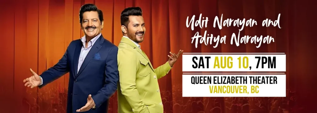 Udit Narayan & Aditya Narayan Tickets | 10 August 2024 | Queen ...